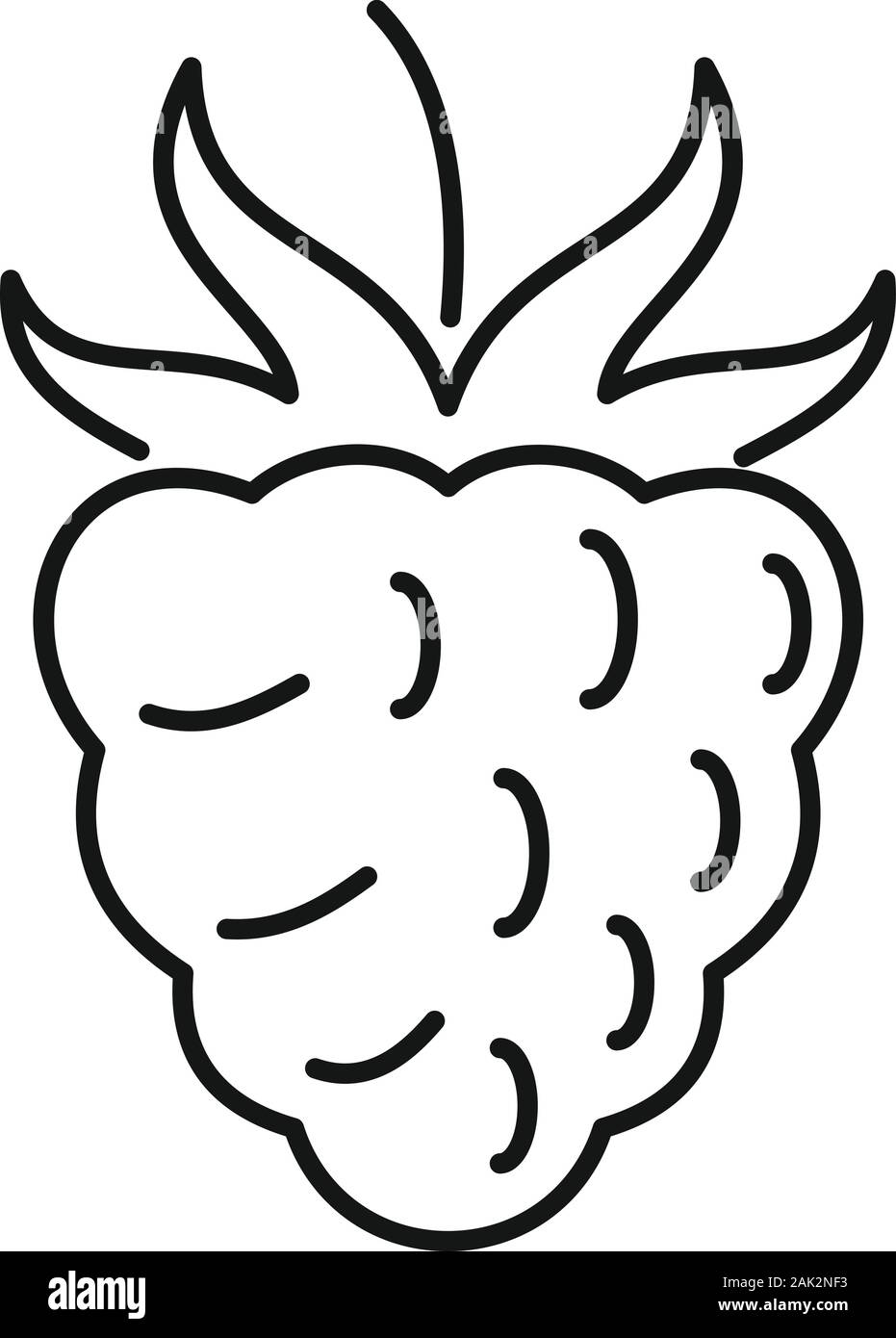 Sweet raspberry icon. Outline sweet raspberry vector icon for web ... Sweet raspberry icon. Outline sweet raspberry vector icon for web ...