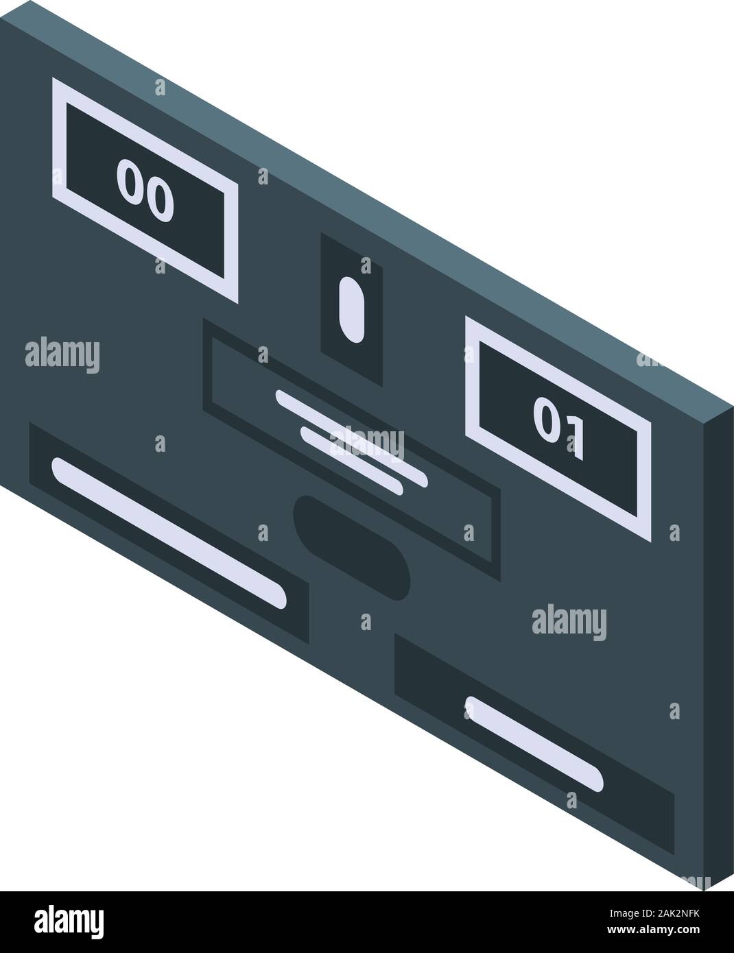 Soccer table score icon, isometric style Stock Vector Image & Art - Alamy