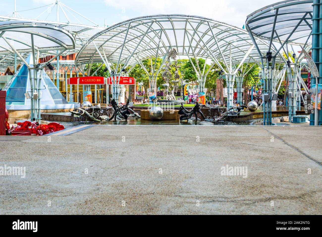 Sentosa island feature hi-res stock photography and images - Alamy