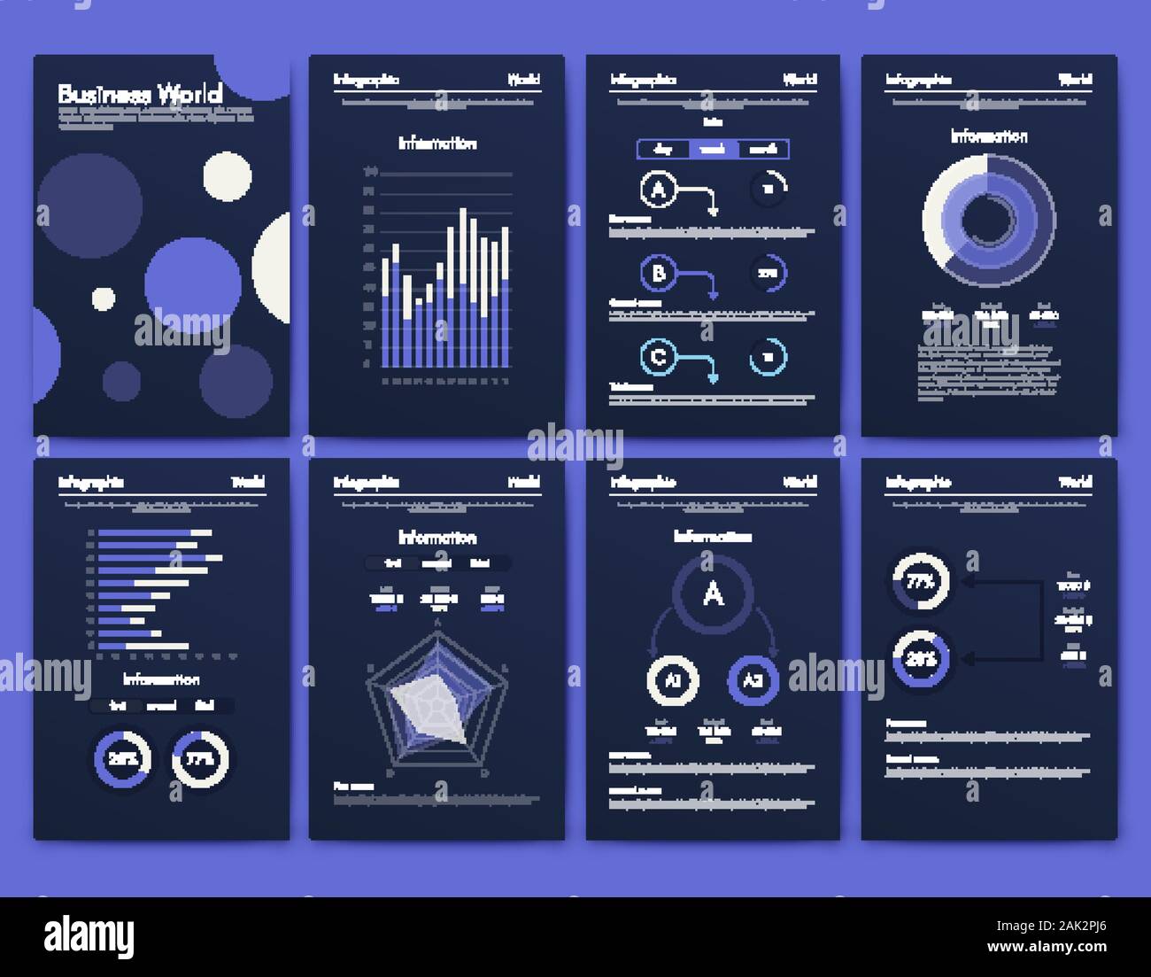 Modern infographic vector elements for business brochures. Use in ...