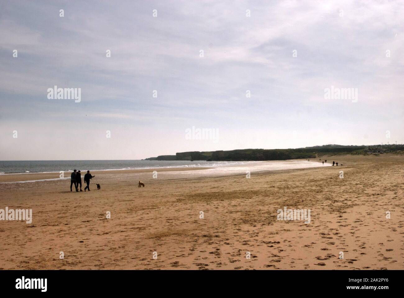 Sandhaven beach, South Shields, South Tyneside Stock Photo - Alamy