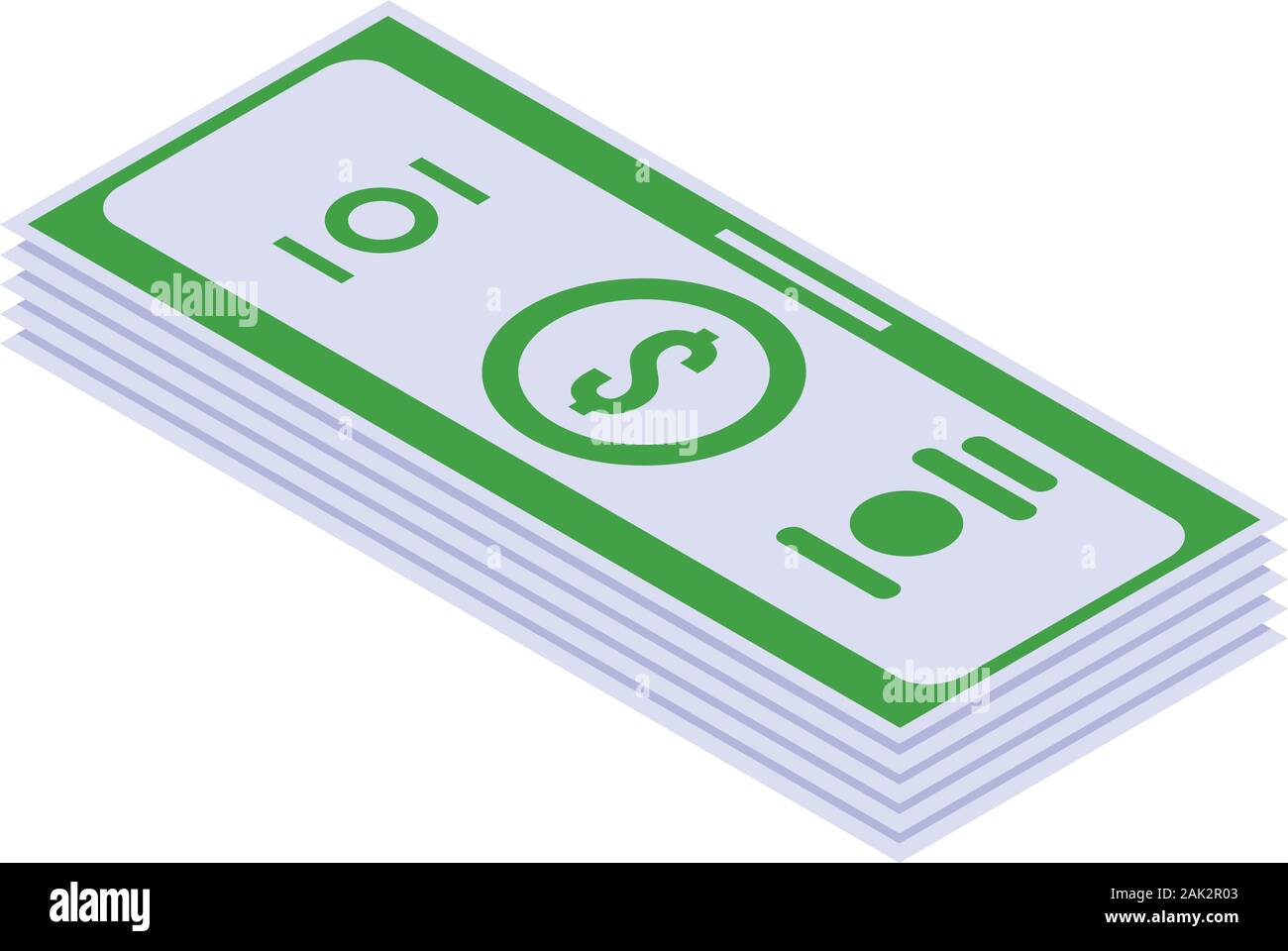 Dollar pack icon, isometric style Stock Vector Image & Art - Alamy