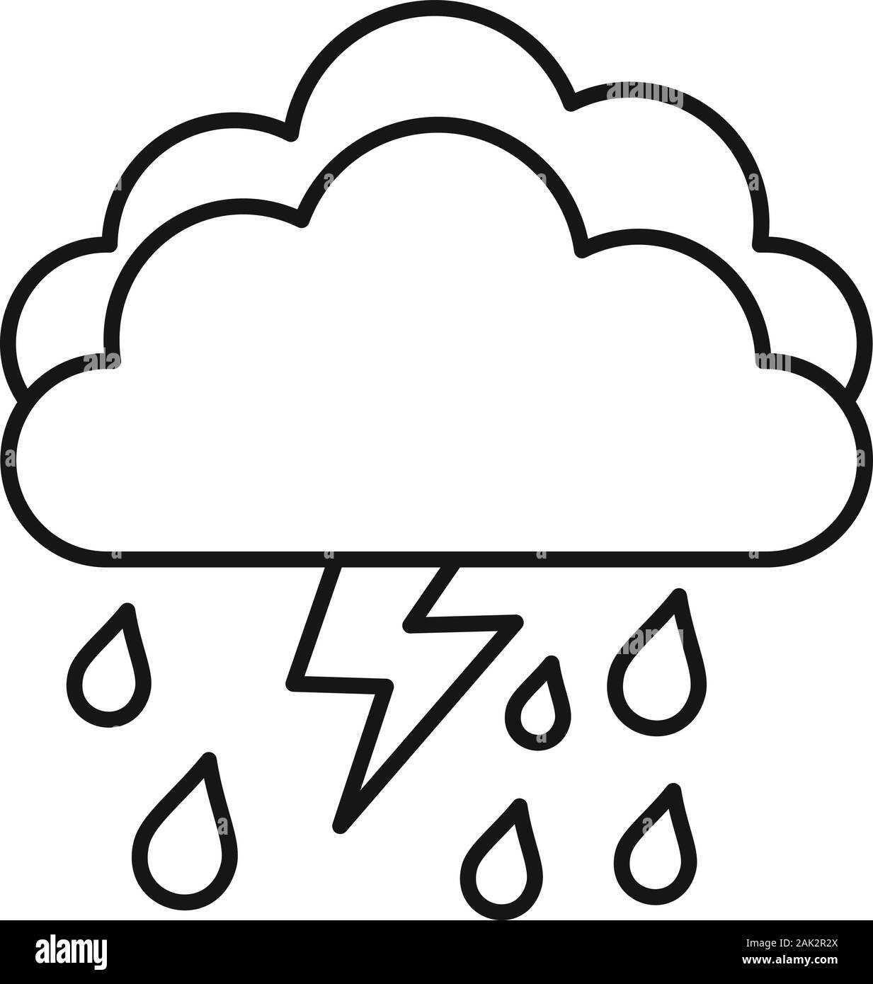 Stormy Clipart Black And White