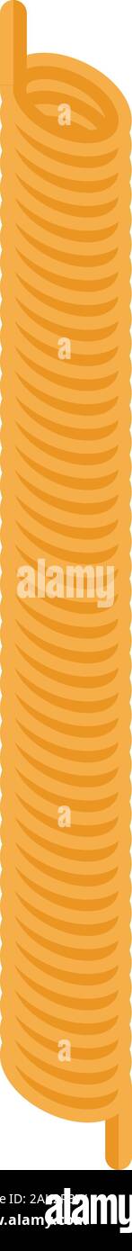 Wire coil icon, isometric style Stock Vector Image & Art - Alamy