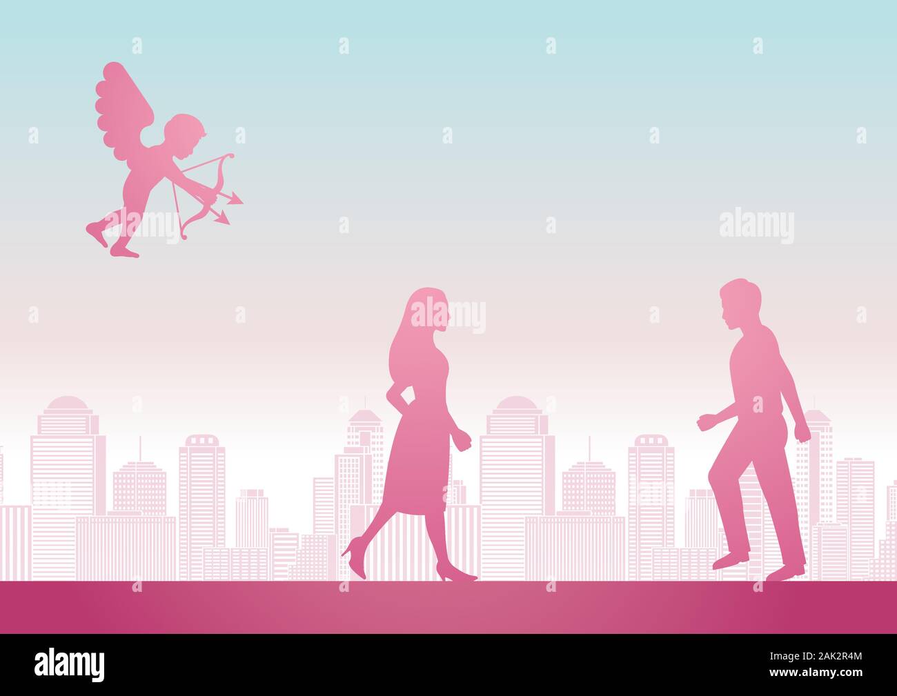 Cupid shooting an arrow hi-res stock photography and images - Alamy