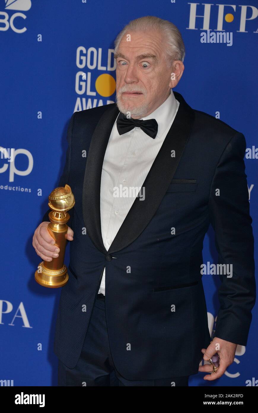 Los Angeles, USA. 06th Jan, 2020. Brian Cox 158 poses in the press room ...