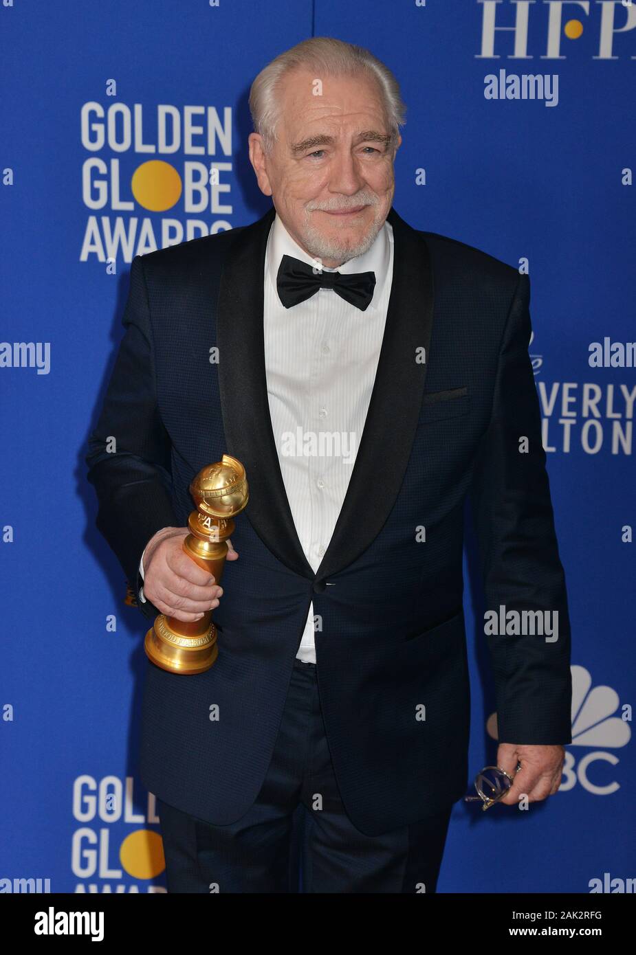 Los Angeles, USA. 06th Jan, 2020. Brian Cox 156 poses in the press room ...