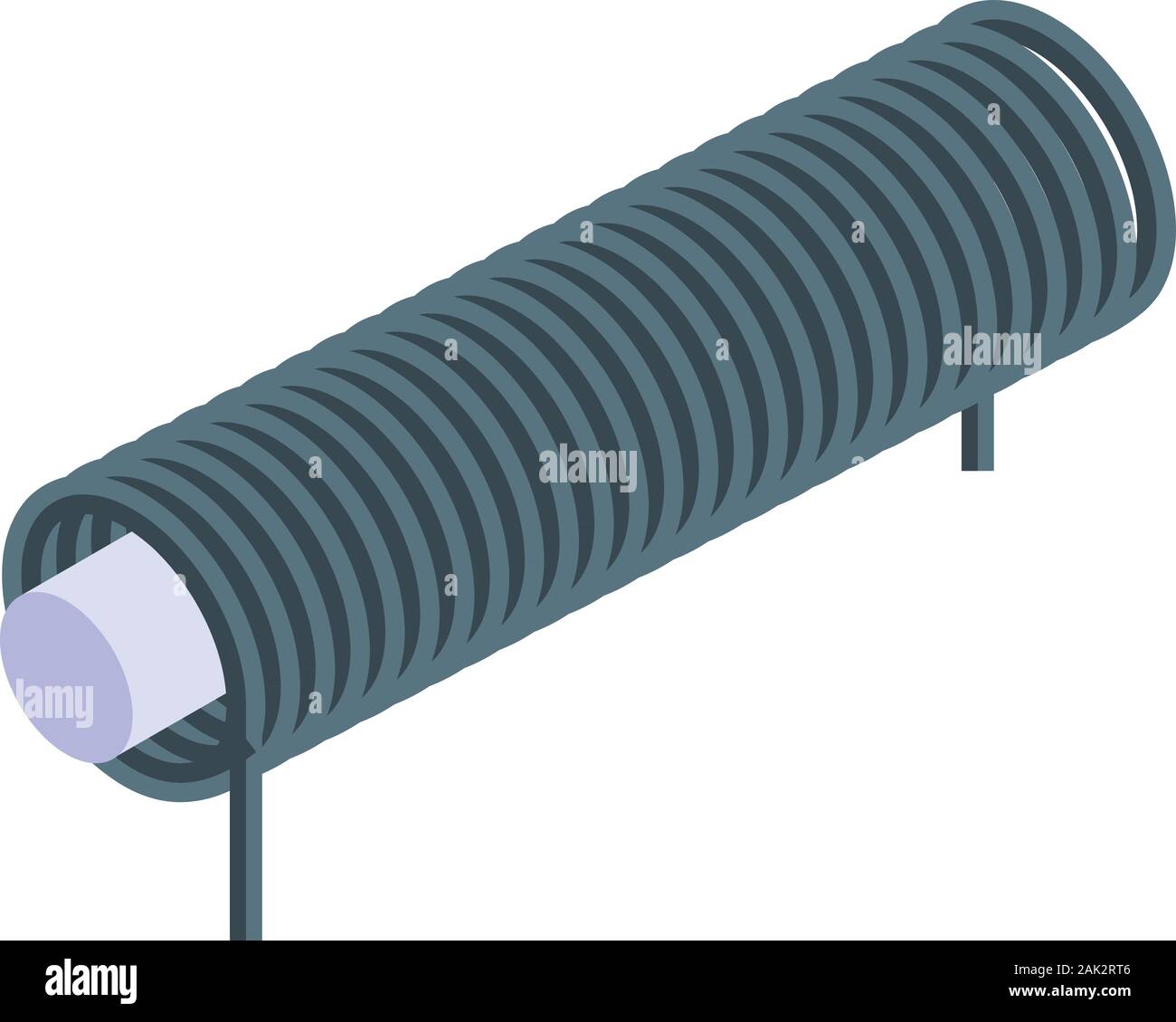 Magnetic spring icon, isometric style Stock Vector Image & Art - Alamy