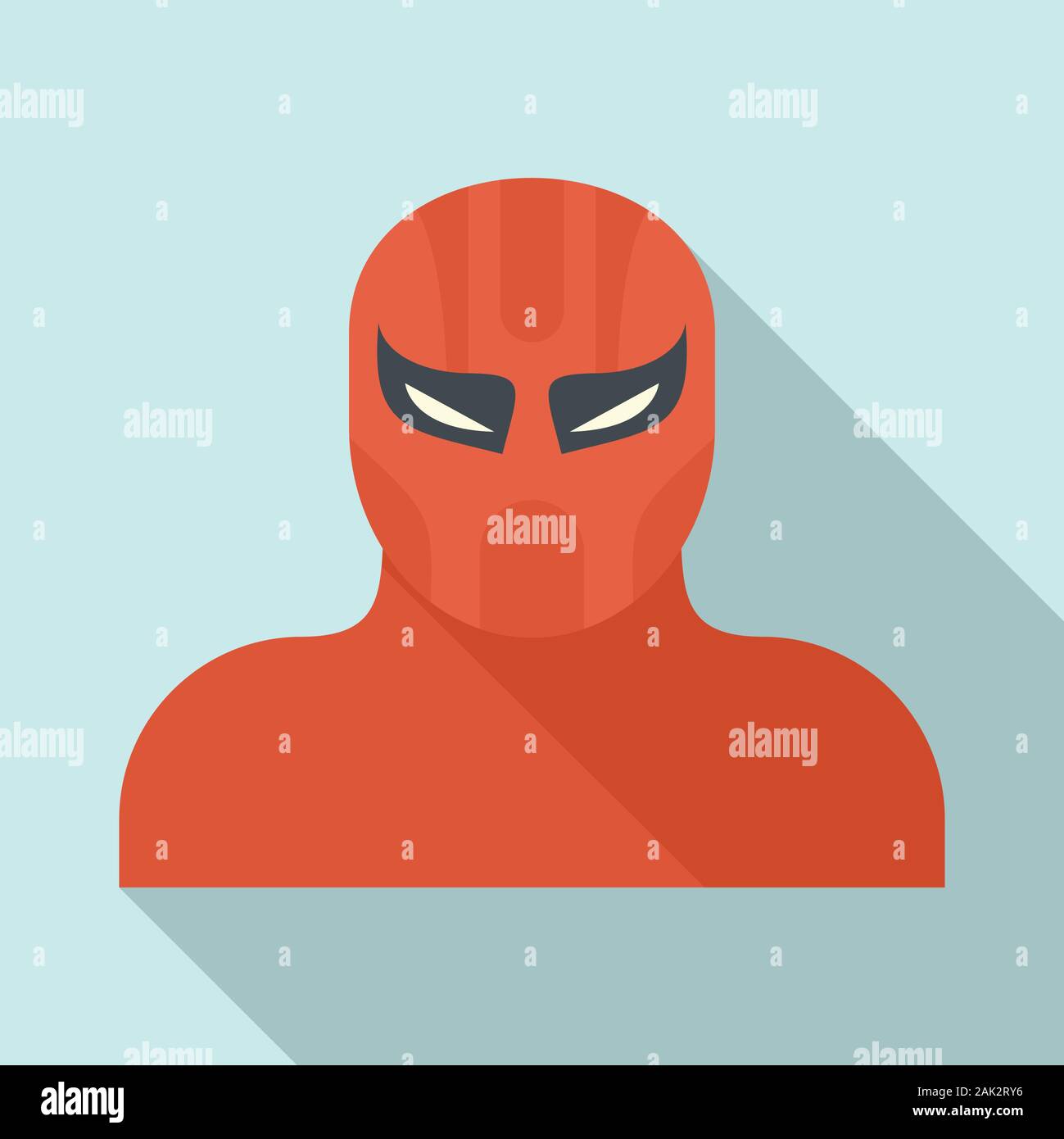 Party superhero icon. Flat illustration of party superhero vector icon ...