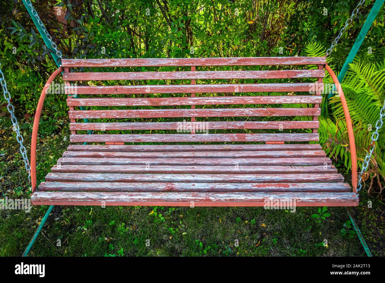 Old wooden swing hi-res stock photography and images - Alamy