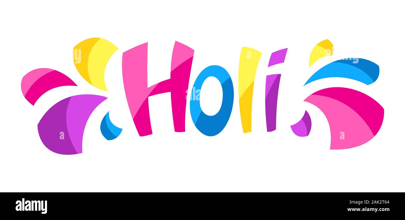 Holi card Cut Out Stock Images & Pictures - Alamy