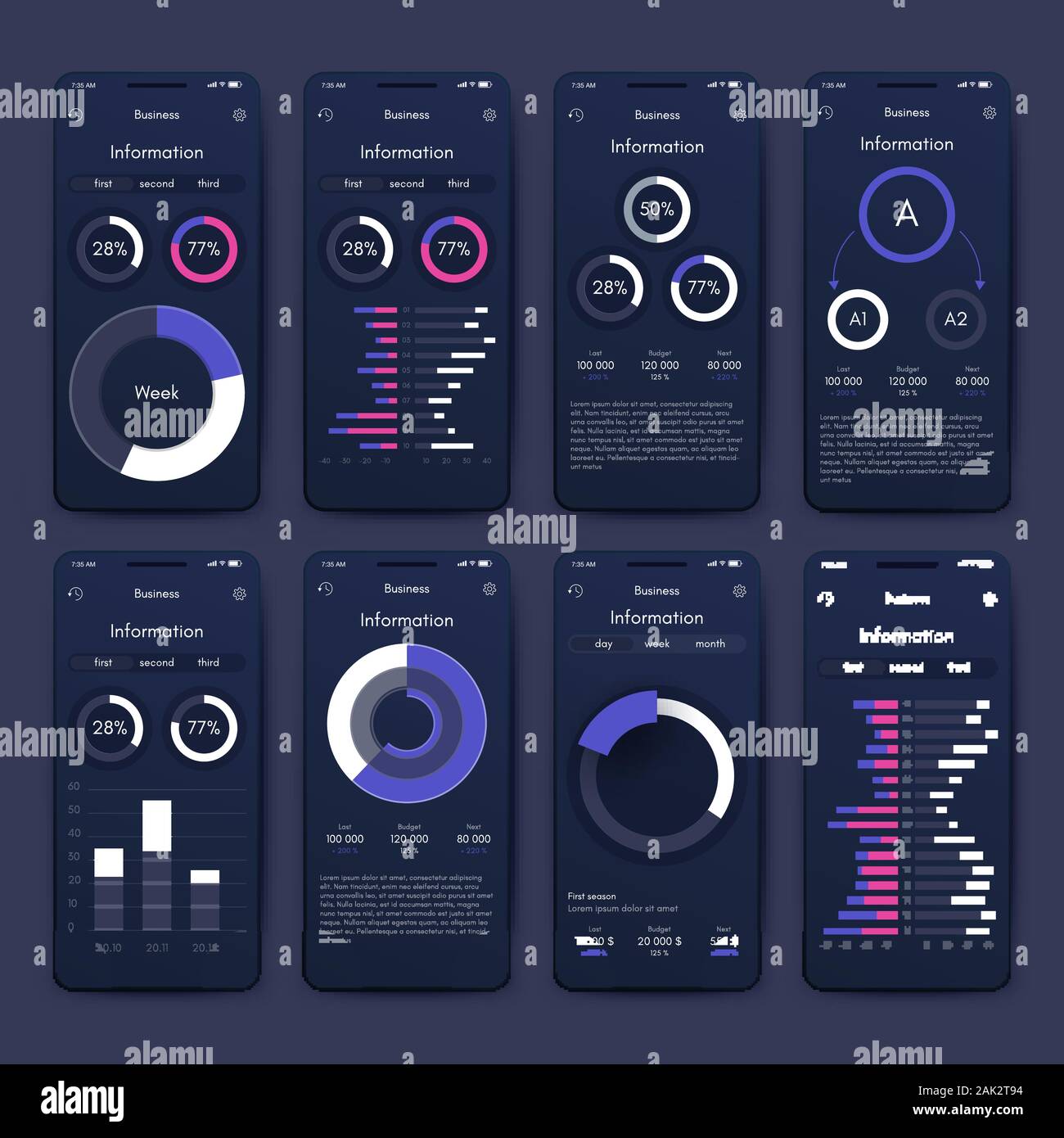 Modern infographic vector elements for business brochures. Use in ...