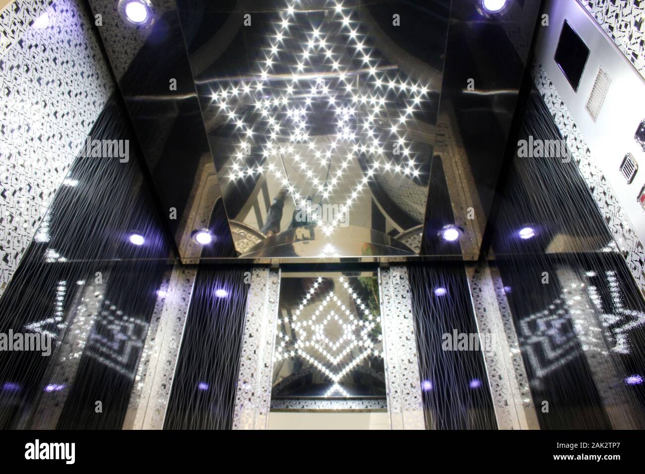 elevator cabin interior Stock Photo - Alamy