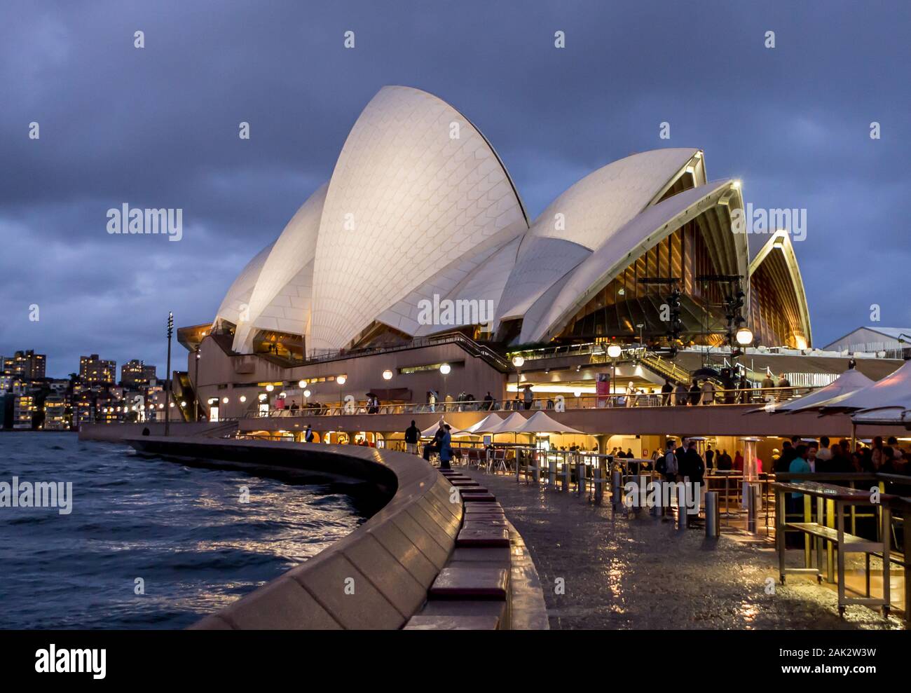 The Sydney Opera House at night. It's a global icon where it's massive ...