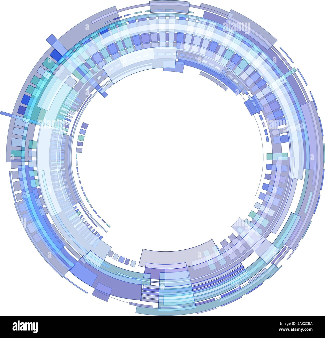 Blue 3D circle Stock Vector Image & Art - Alamy
