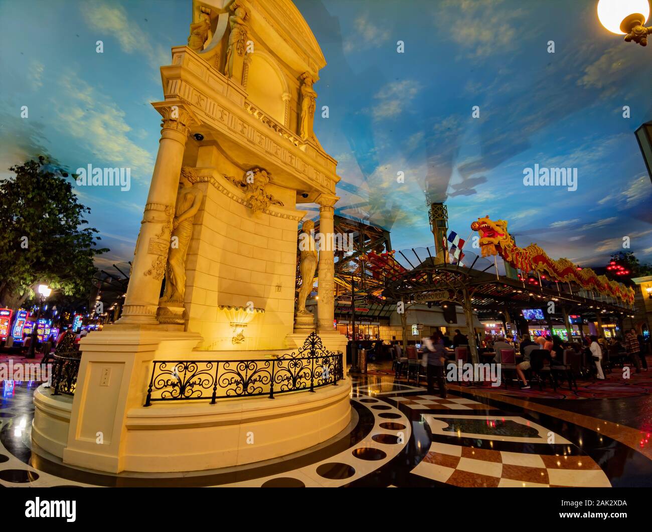 Paris hotel las vegas interior hi-res stock photography and images - Alamy