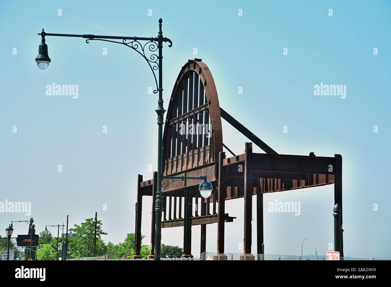pier 54 titanic's arrival destination in new york,usa Stock Photo - Alamy