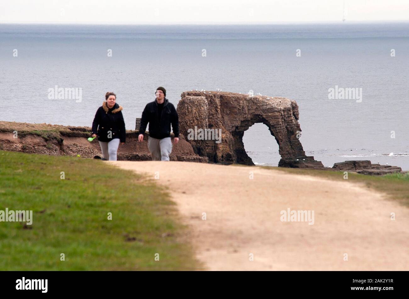 Whitburn coastal park in south tyneside hi-res stock photography and ...