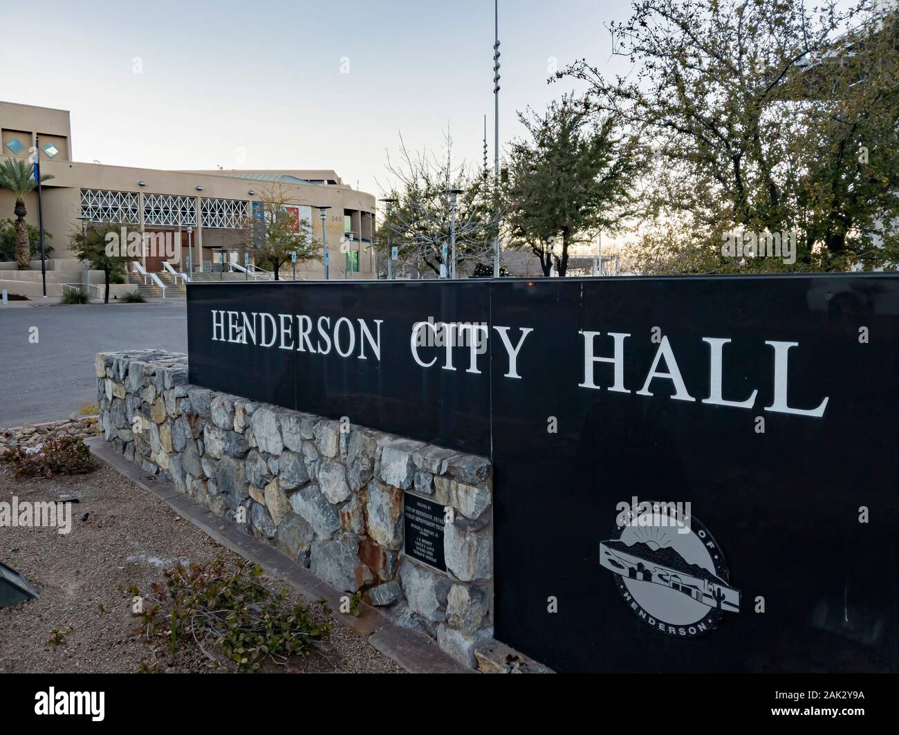 Town hall sign city street public government hi-res stock photography ...