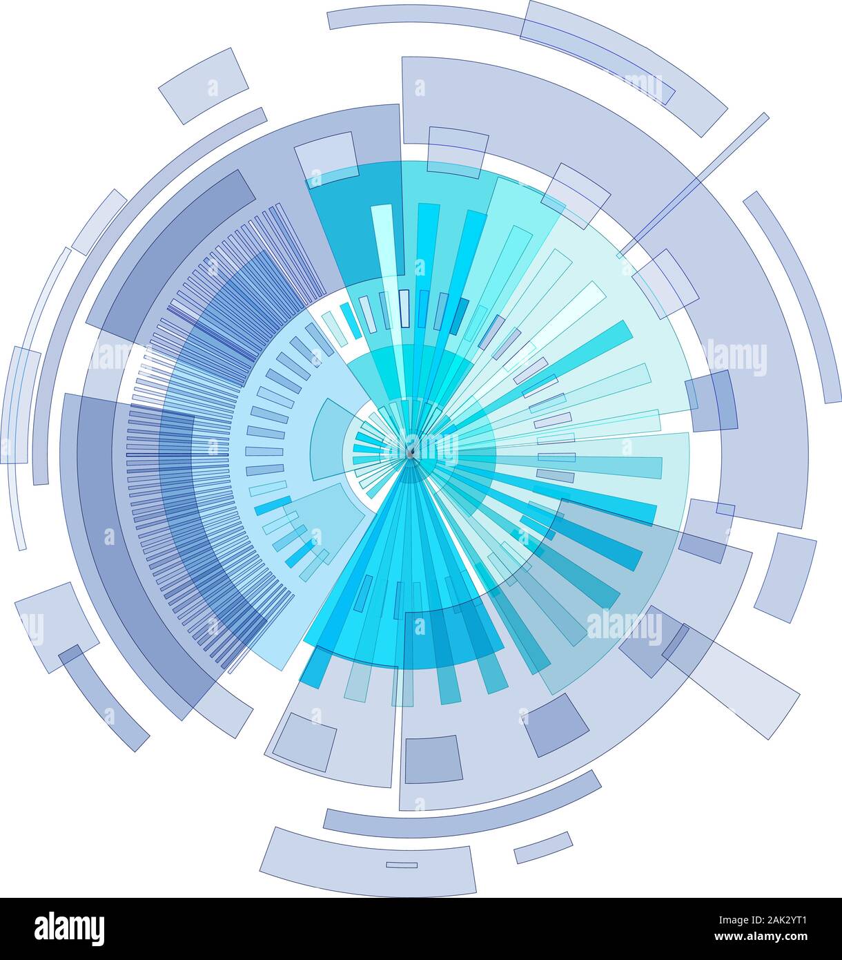 Blue 3D circle Stock Vector Image & Art - Alamy