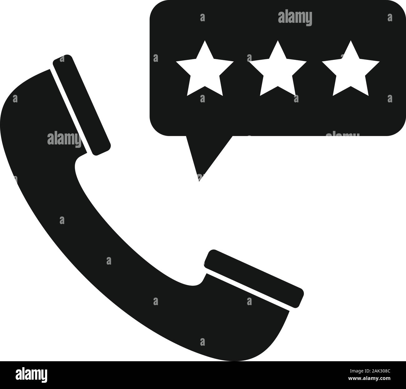 Call center feedback icon. Simple illustration of call center feedback ...