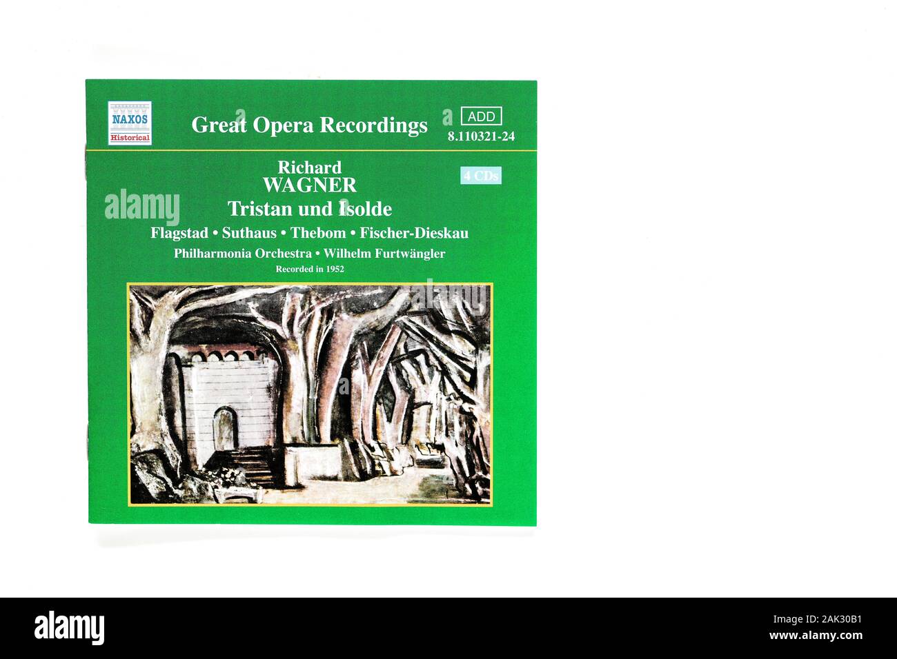 Cover of the historic recording on cd of Wagner's tragic opera Tristan ...