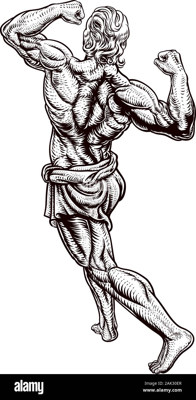 Ancient Greek or Roman Strong Man Stock Vector Image & Art - Alamy