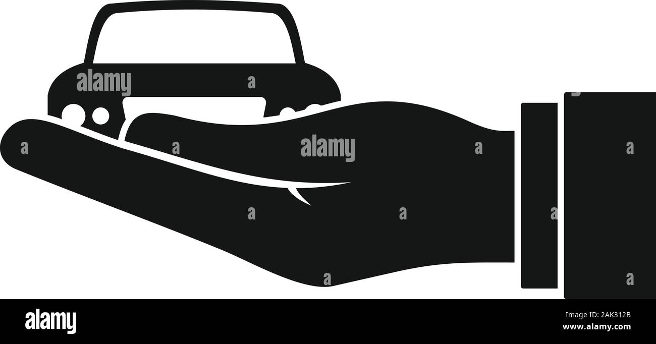 Car leasing icon. Simple illustration of car leasing vector icon for ...