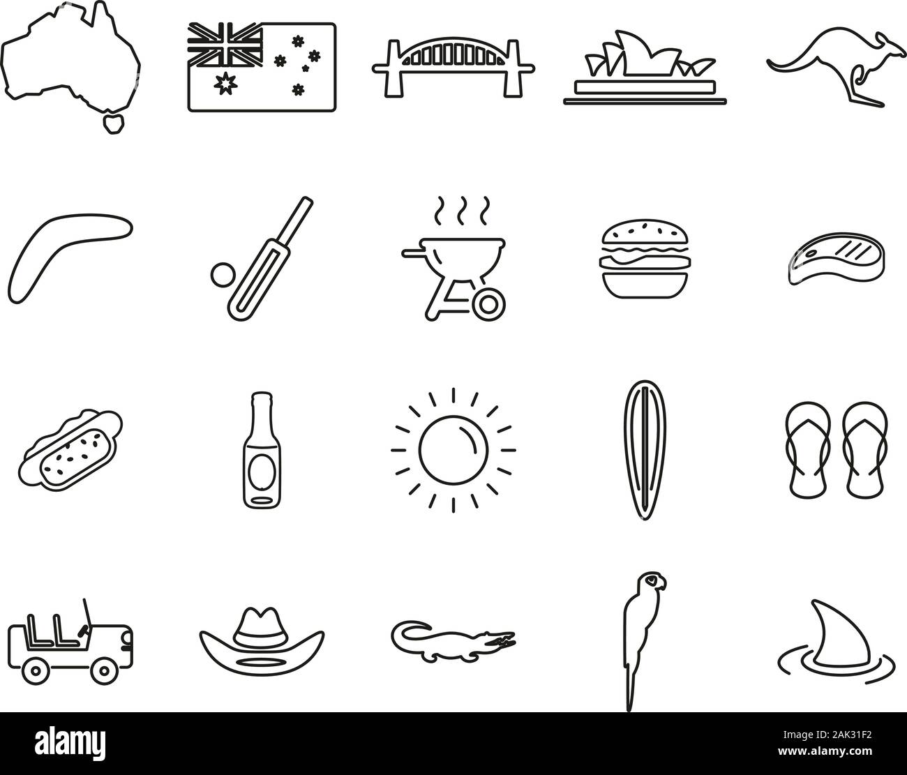 Simple flag icons australia hi-res stock photography and images - Alamy