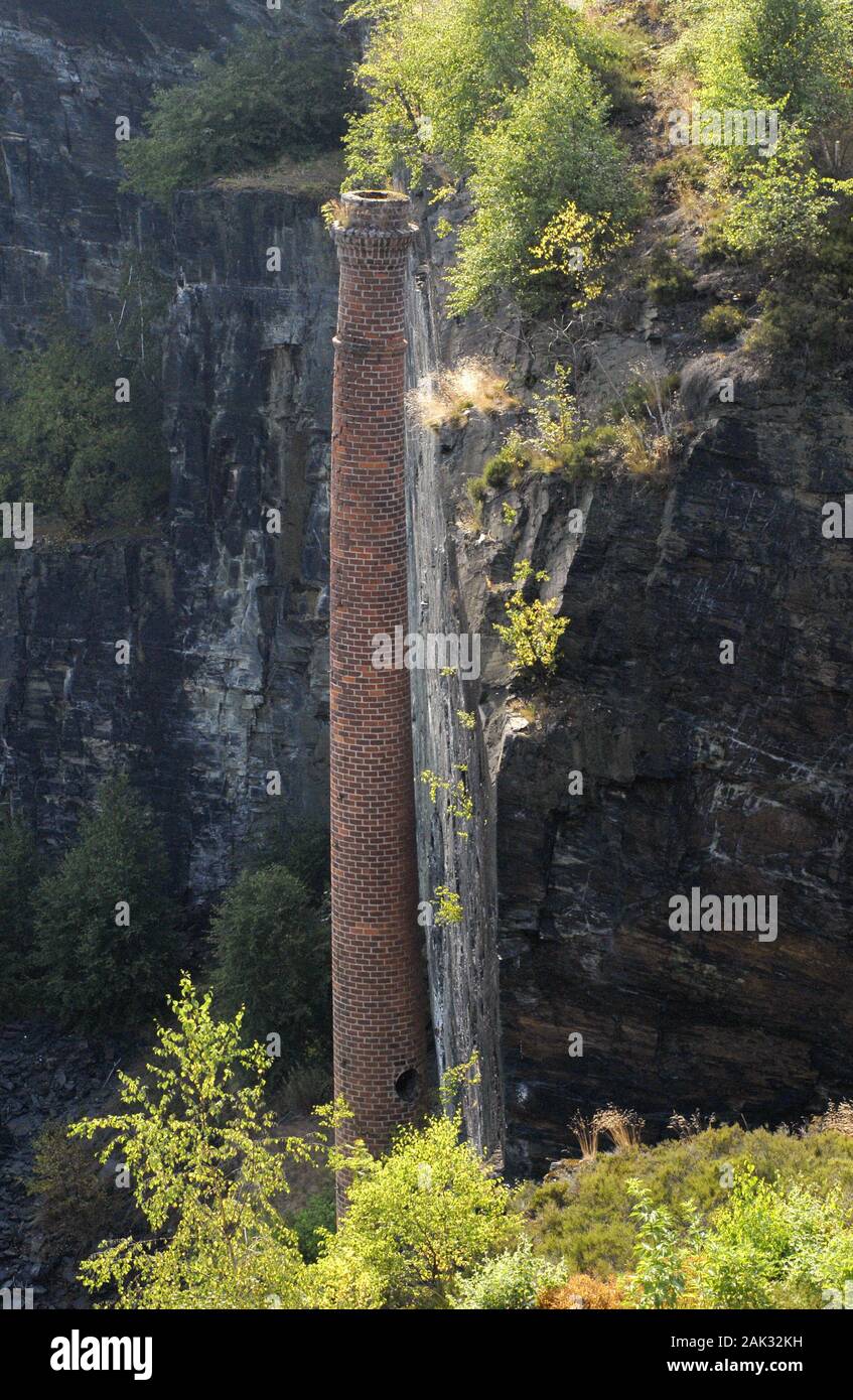 The schist mine of Lehensten, Germany. (Undated picture) | usage ...