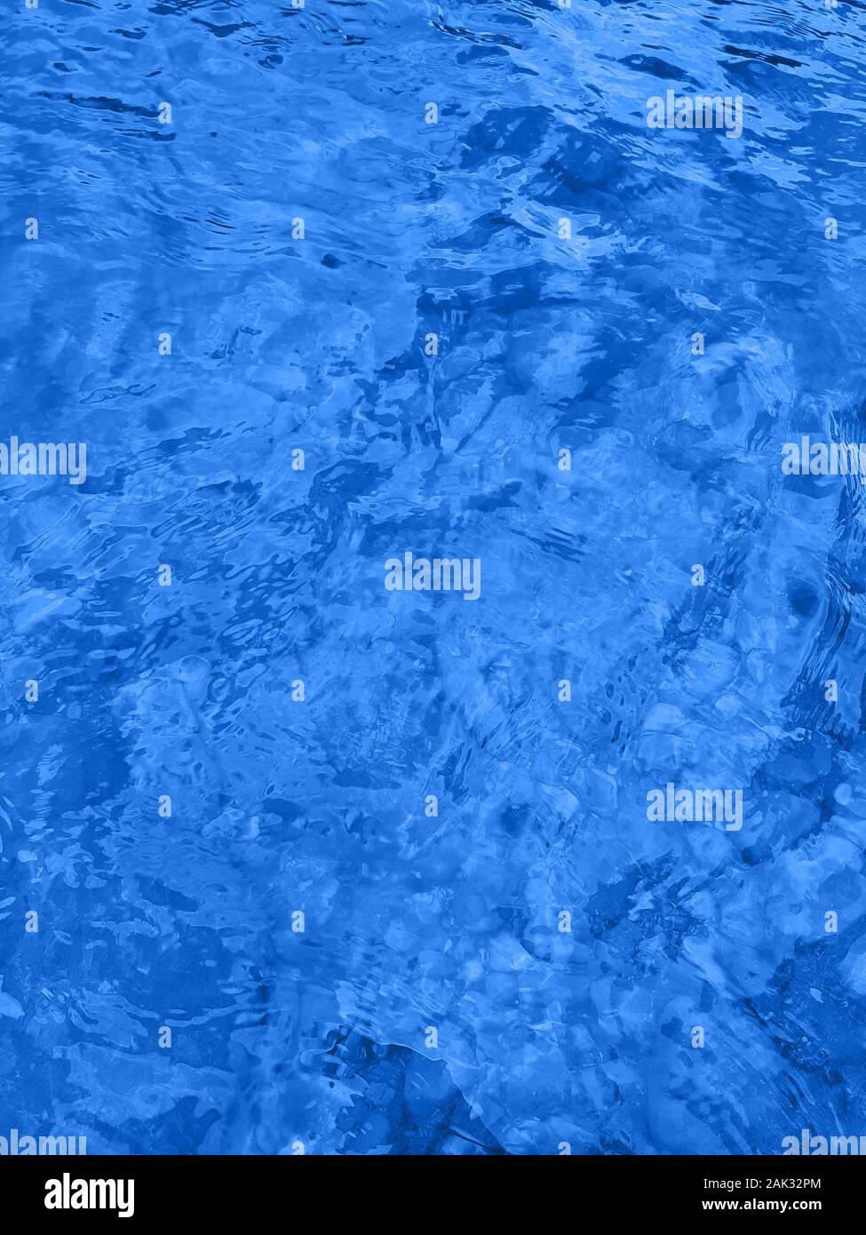 Classic blue color of 2020. Water surface Stock Photo - Alamy