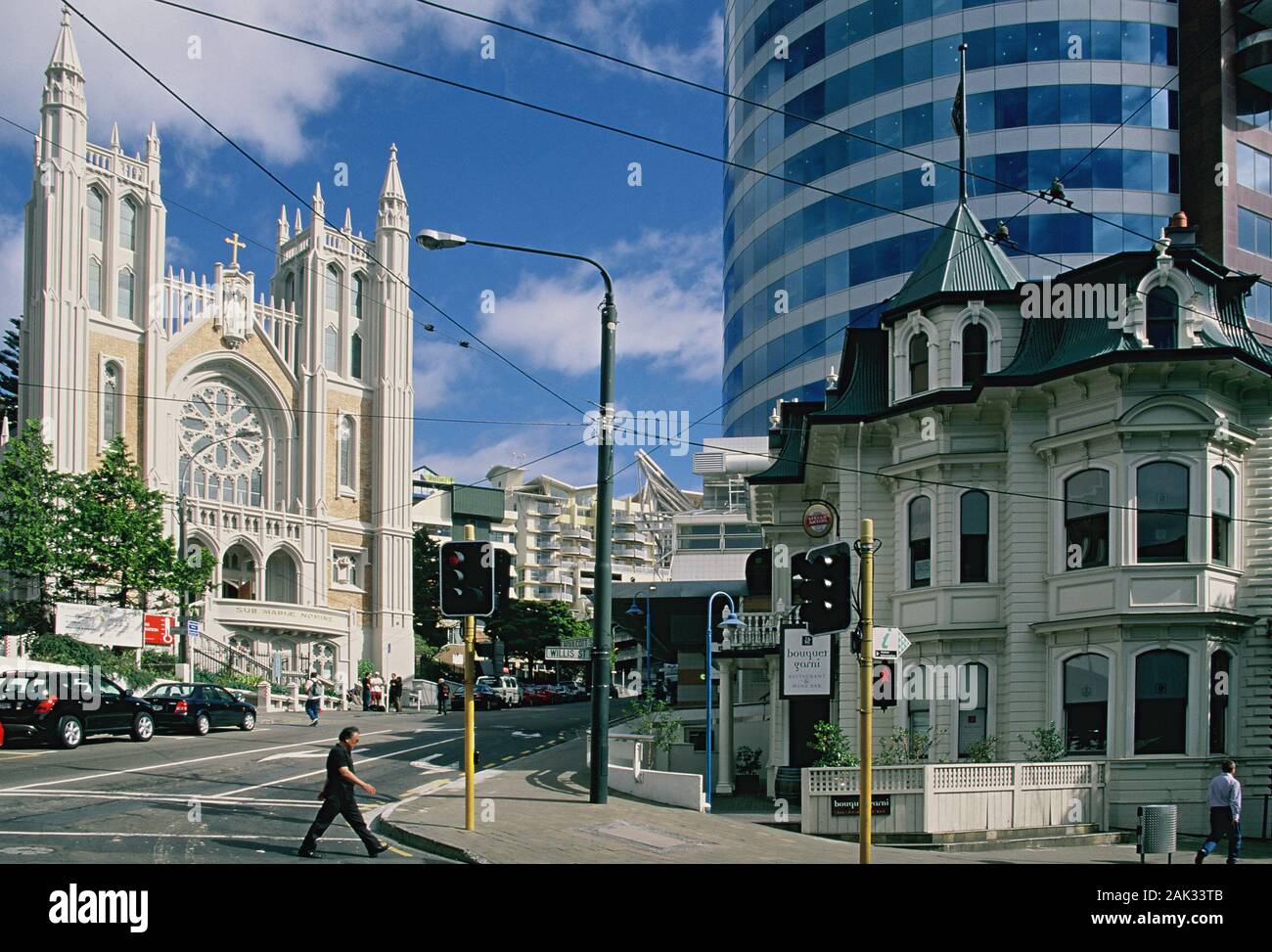 Gorgeous buildings are situated at the Willis Street, a popular ...