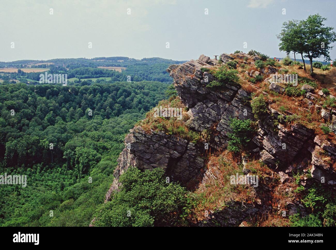 From the Croix de la Faverie at Clecy in the Calvados departement ...
