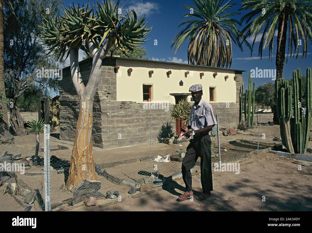 The landmarked Schmelen House in Bethanie, Namibia, is nowadays a ...