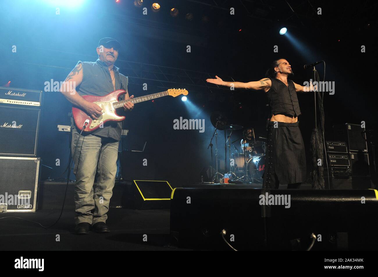 Milan Italy 31 January 2013,Live concert of Litfiba, tour "Trilogia ...