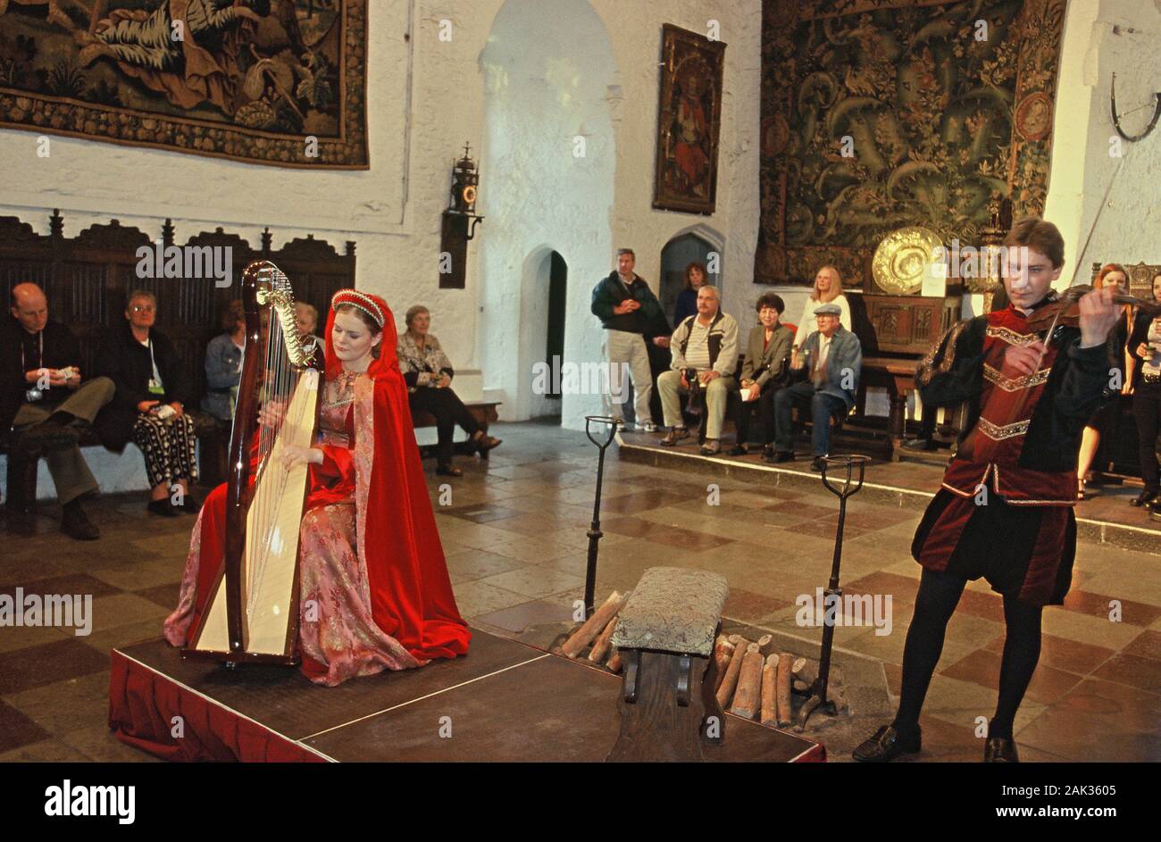 Medieval musicians music musical instruments hi-res stock photography ...