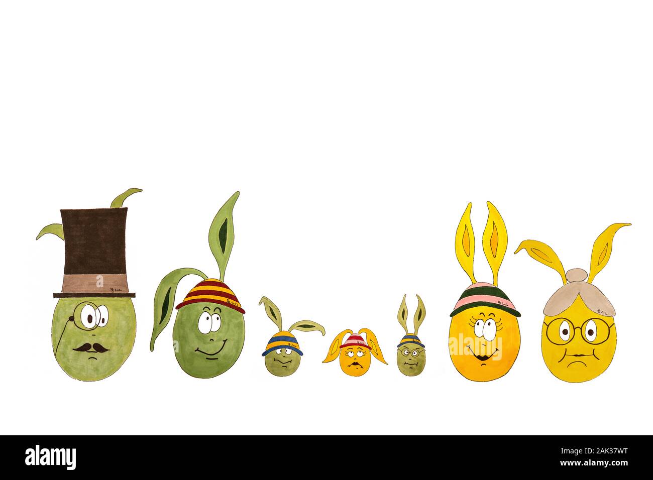 Cute happy egg character Cut Out Stock Images & Pictures - Alamy