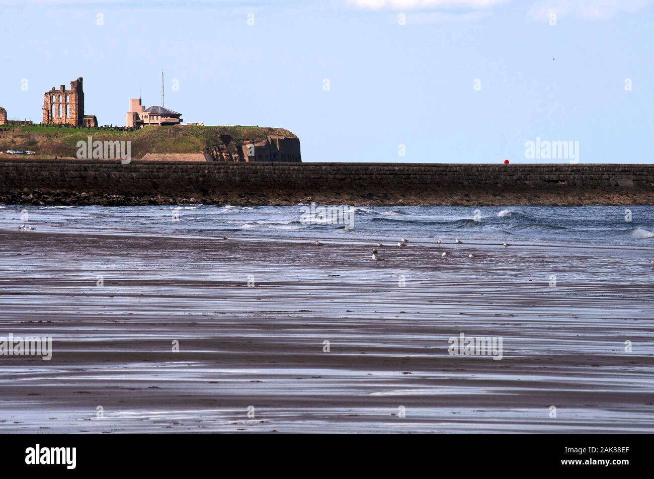 Tynemouth beach coastline tourism hi-res stock photography and images ...