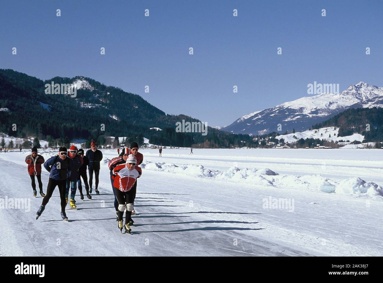 Lake weissensee austria ice hi-res stock photography and images - Alamy