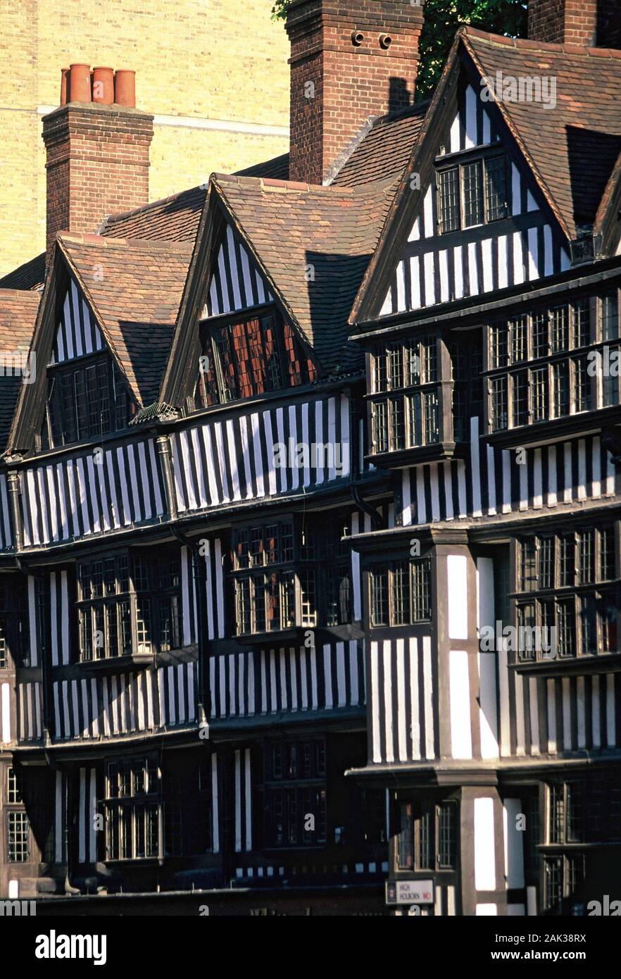 The Staple Inn in London, Great Britain, is the last building with the ...
