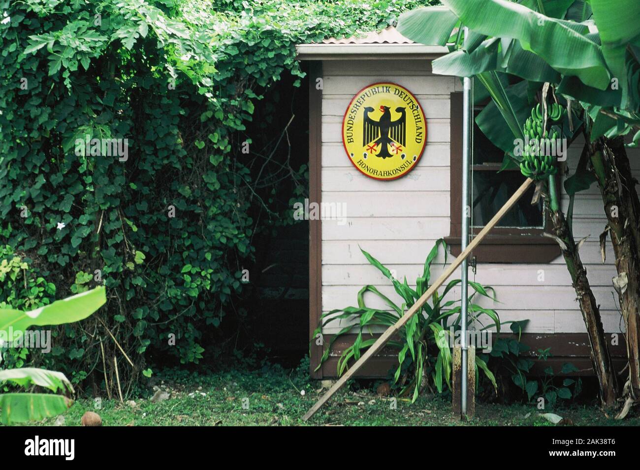 A small house in Nuku'alofa hosts the German Consulae in the Kingdom of ...