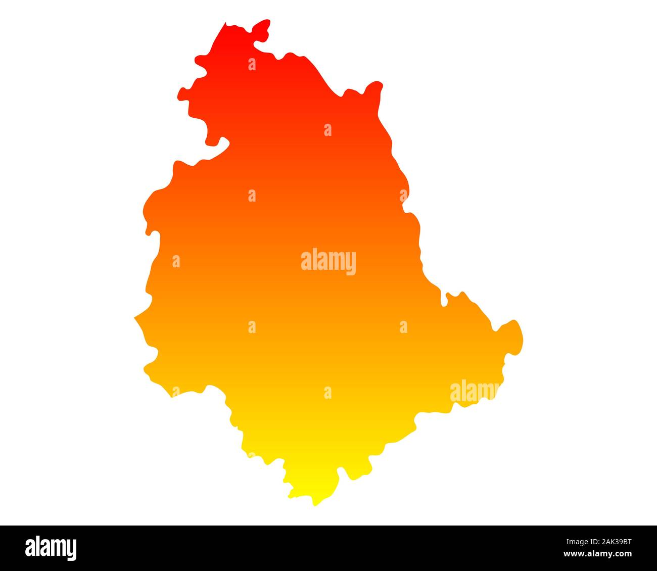 Map of Umbria Stock Photo - Alamy