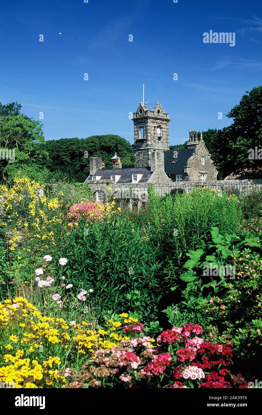A gorgeous park surrounds the Seigneurie in La Maseline on the island ...