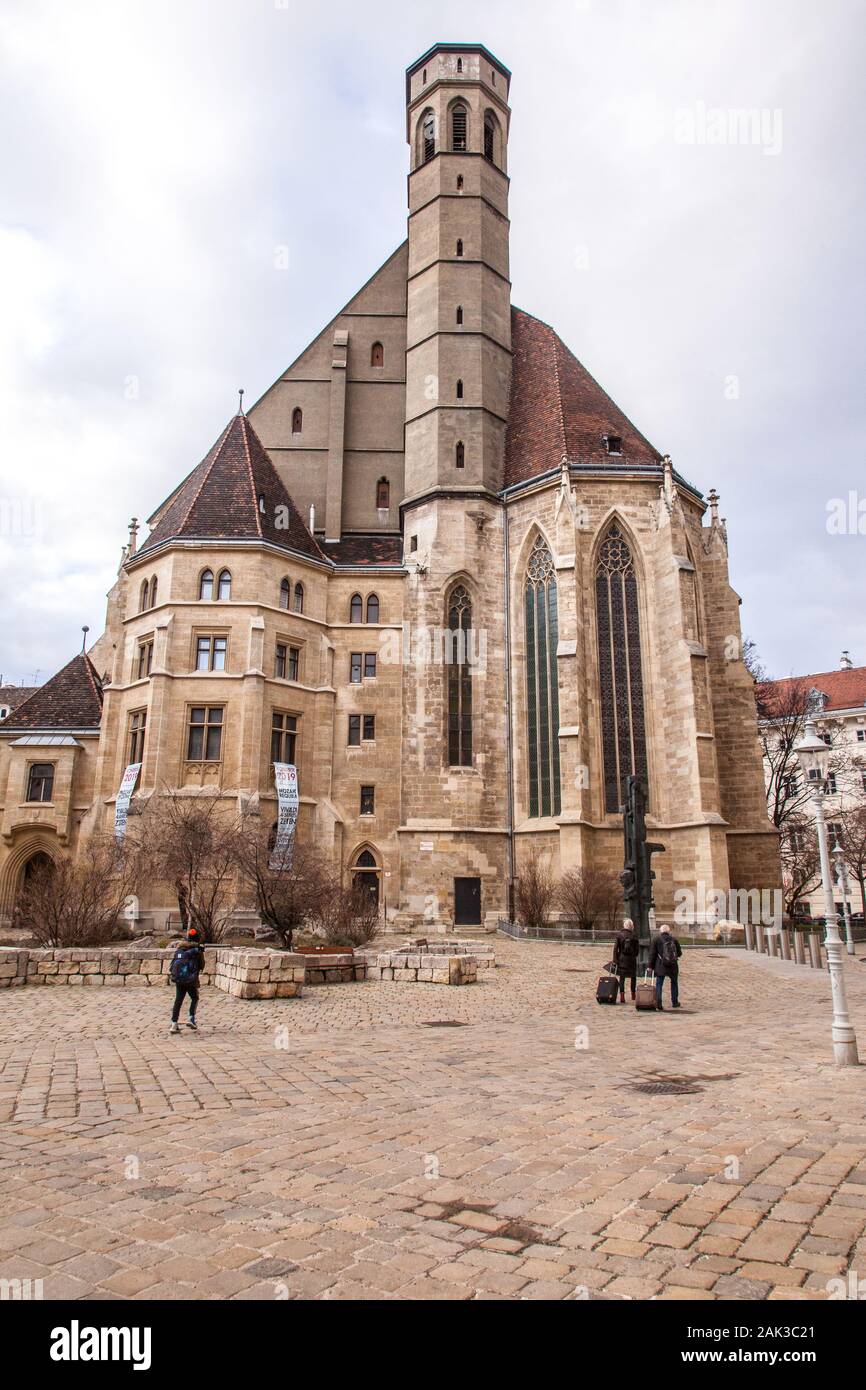 Wiener Minoritenkirche, Vienna, Austria Stock Photo - Alamy