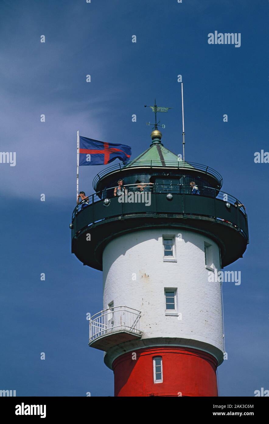 Old lighthouse on the island wangerooge hi-res stock photography and ...