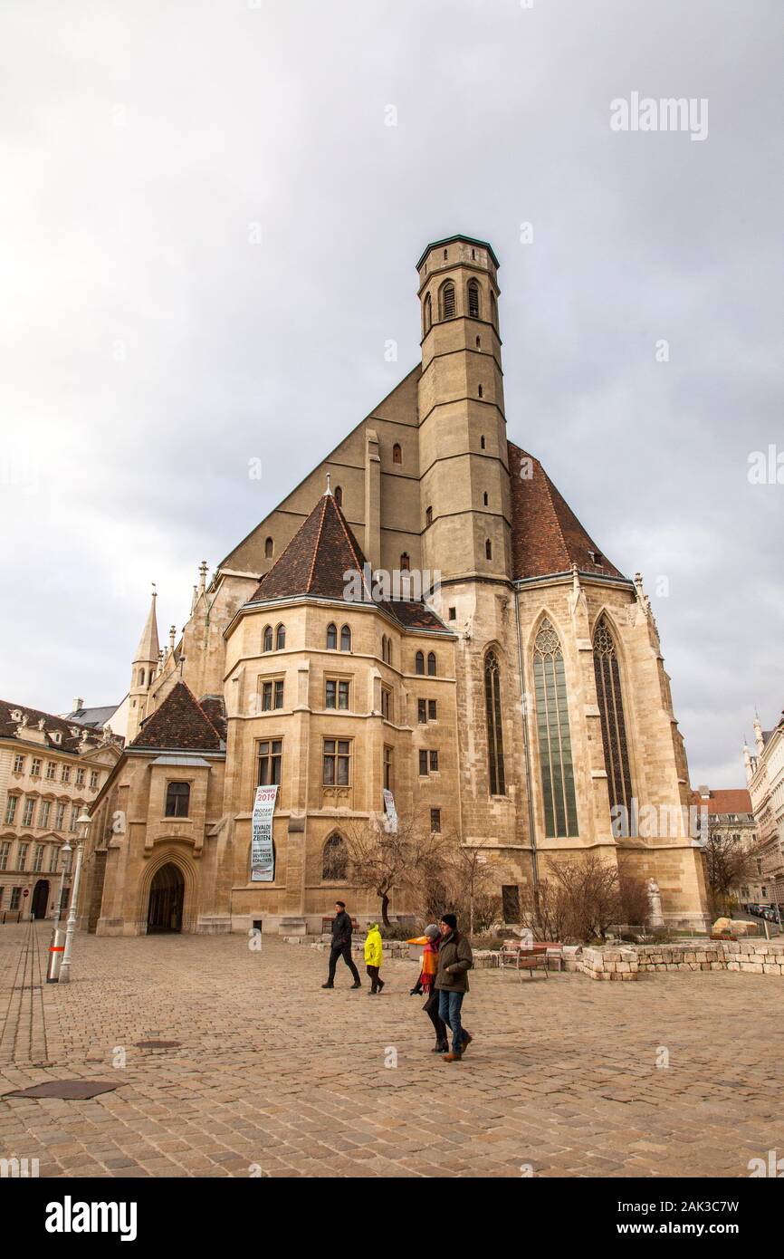 Wiener Minoritenkirche, Vienna, Austria Stock Photo - Alamy