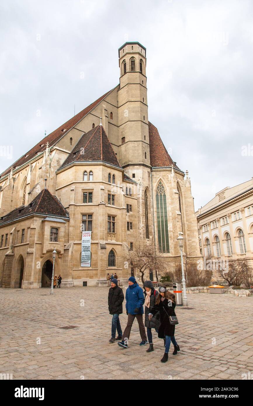Wiener Minoritenkirche, Vienna, Austria Stock Photo - Alamy