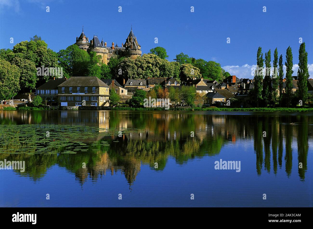 The Chateau Combourg in Brittany in France. It is founded in the 11th ...