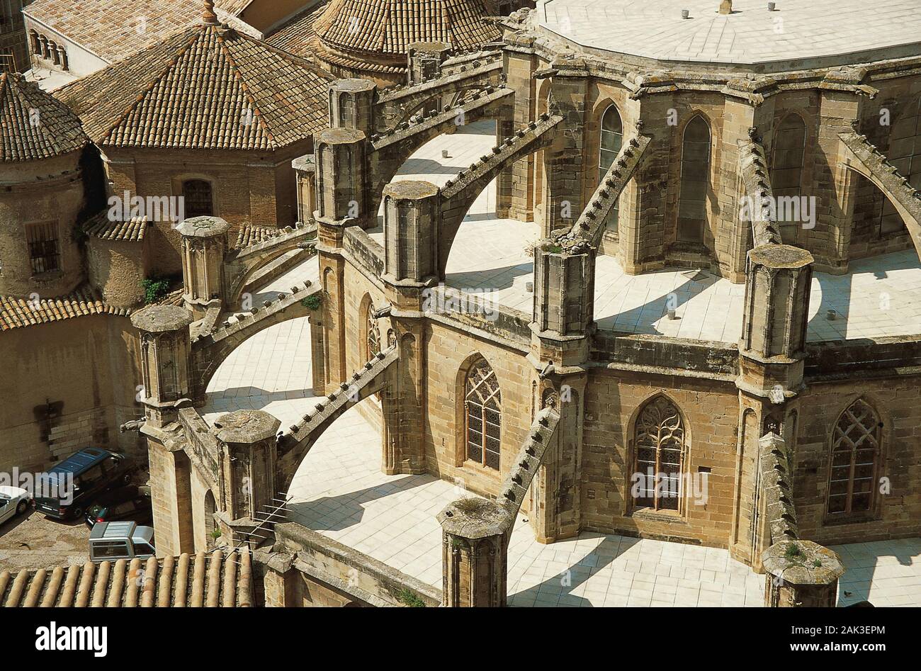 The construction of the cathedral of Tortosa started in the year 1347 ...