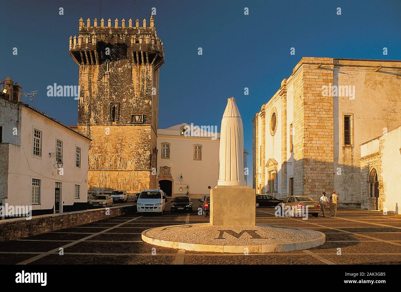 On this photo the former Castelo of the city of Estremoz an be seen ...